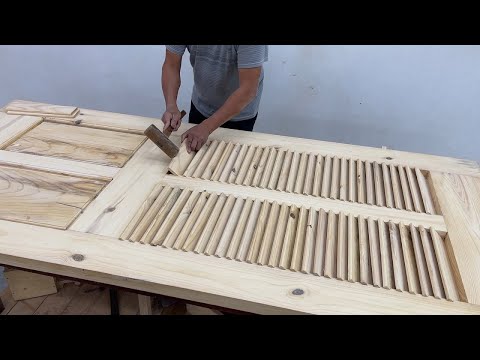 Design And Make The Newest Wooden Door Model You Have Never Seen ...
