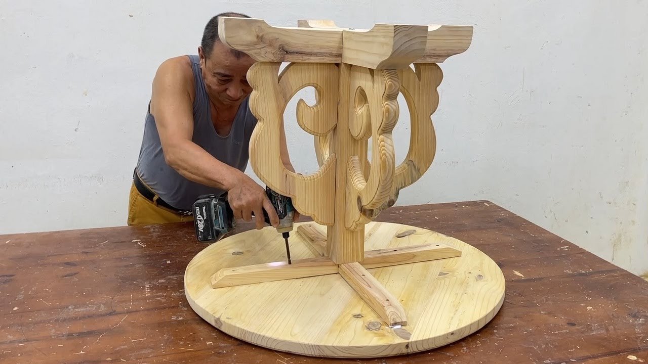 Amazing Techniques Woodworking Skills Ingenious Easy - Build A Round ...